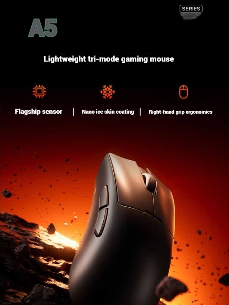 EWEADN A5 Chuột văn phòng thể thao điện tử nhẹ không dây ba chế độ PAW3395 | Shopee Việt Nam