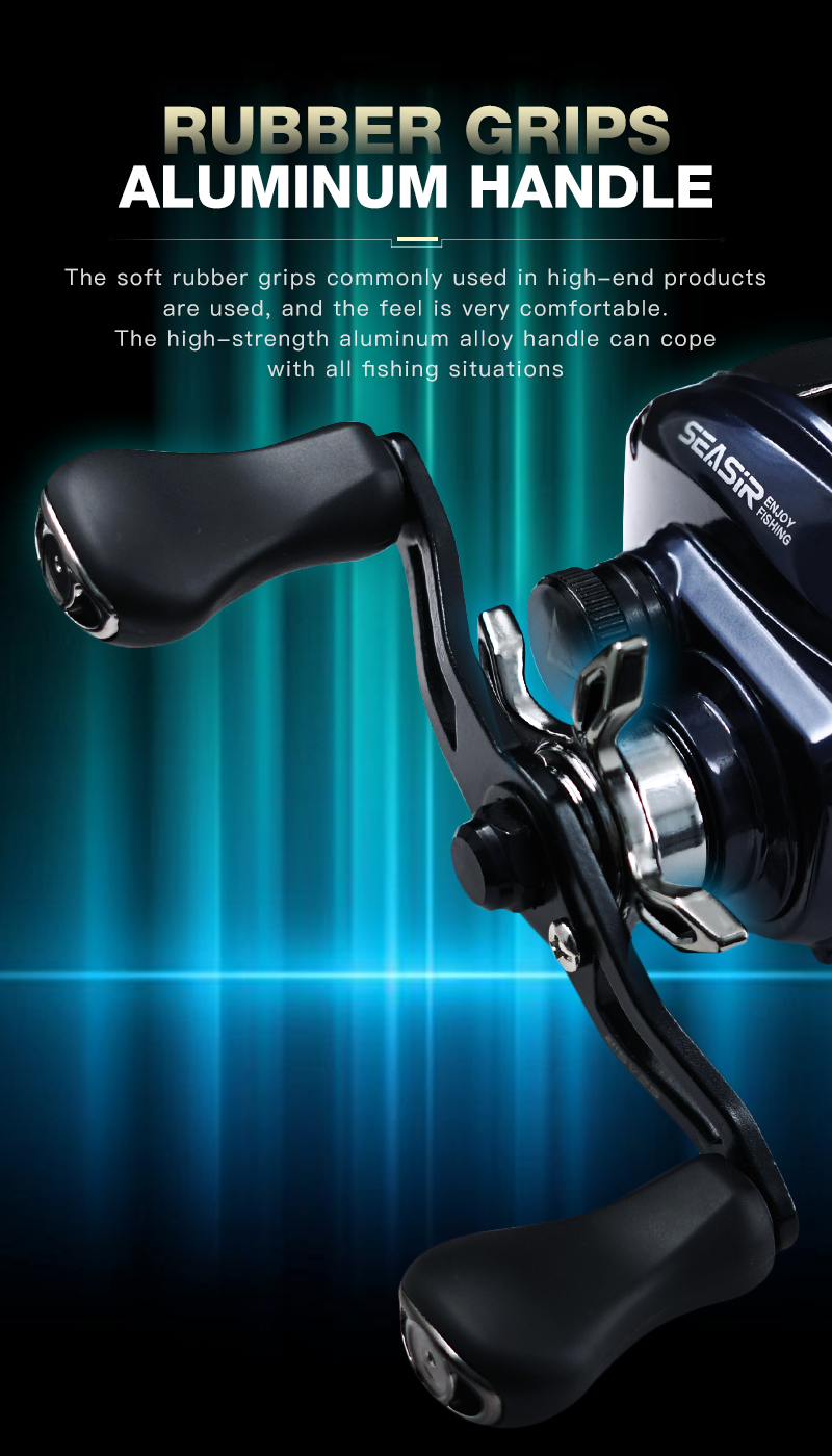 Seasir Vortex Baitcasting Fishing Reel 7.0: 1 Tỷ lệ bánh răng tốc độ ...