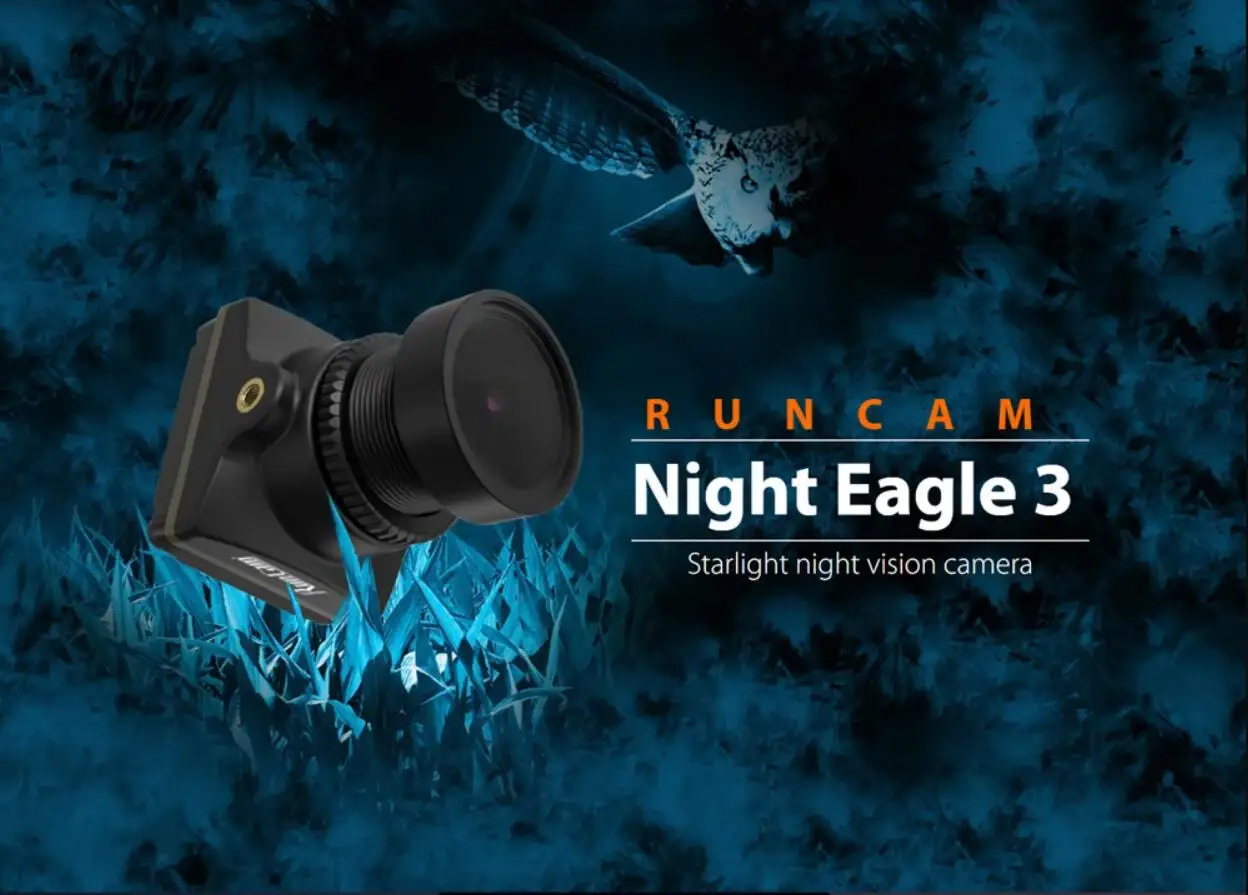 RunCam Night Eagle 3 V2 1500TVL Siêu Nhẹ FOVD NTSC / PAL CMOS FPV ...