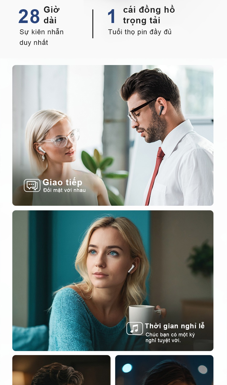 Lenovo Erazer XT92 PRO Tai Nghe Phiên Dịch tai nghe AI phiên dịch Al Tai nghe Bluetooth thông ...