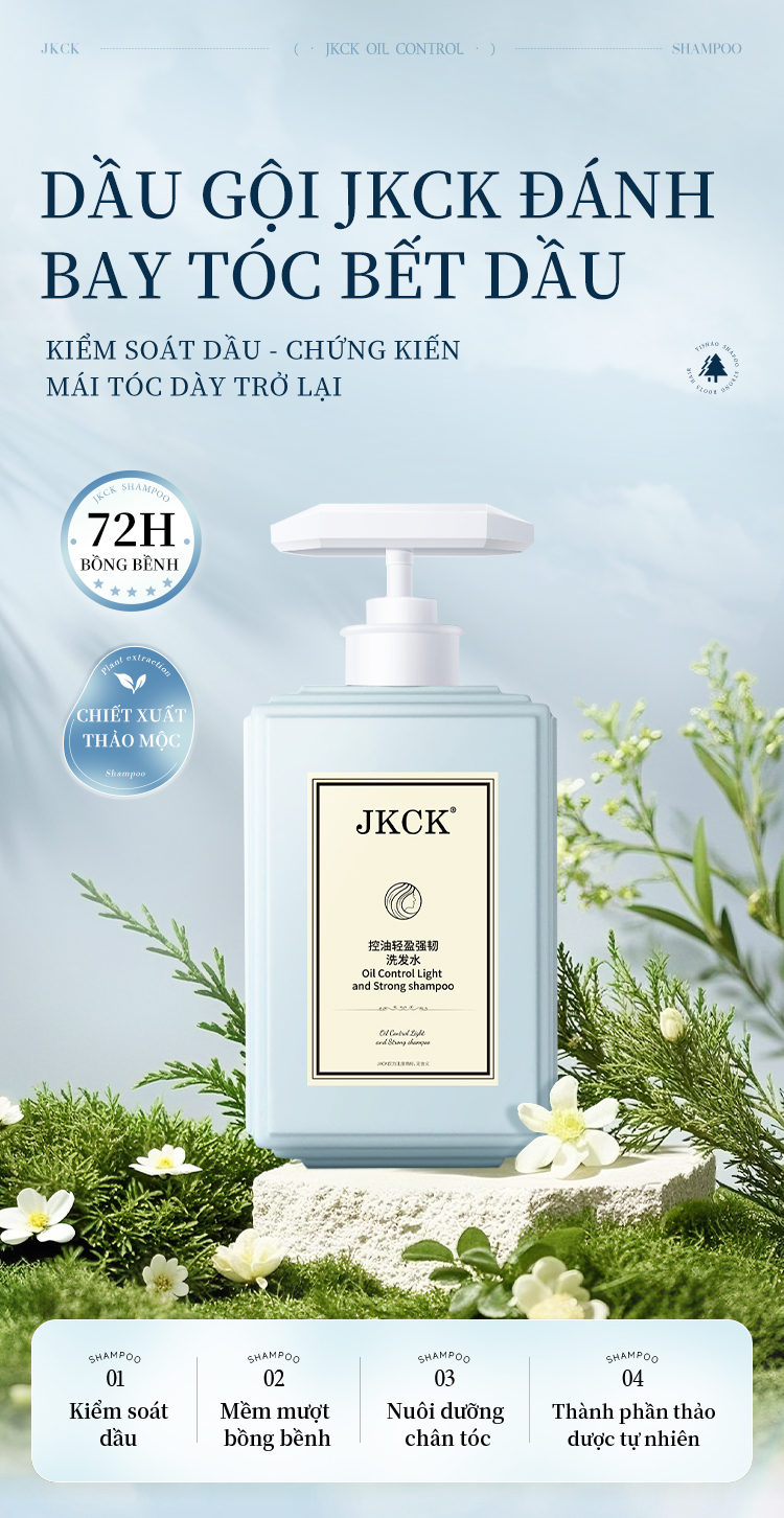 JKCK Chính thức Dầu Gội Kiểm Soát Dầu Chăm Sóc Tóc Dầu Gội Chống Rụng ...