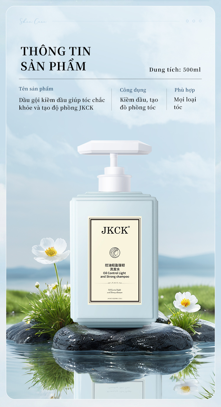 JKCK Chính thức Dầu Gội Kiểm Soát Dầu Chăm Sóc Tóc Dầu Gội Chống Rụng Tóc【JKCK hàng chính hãng ...