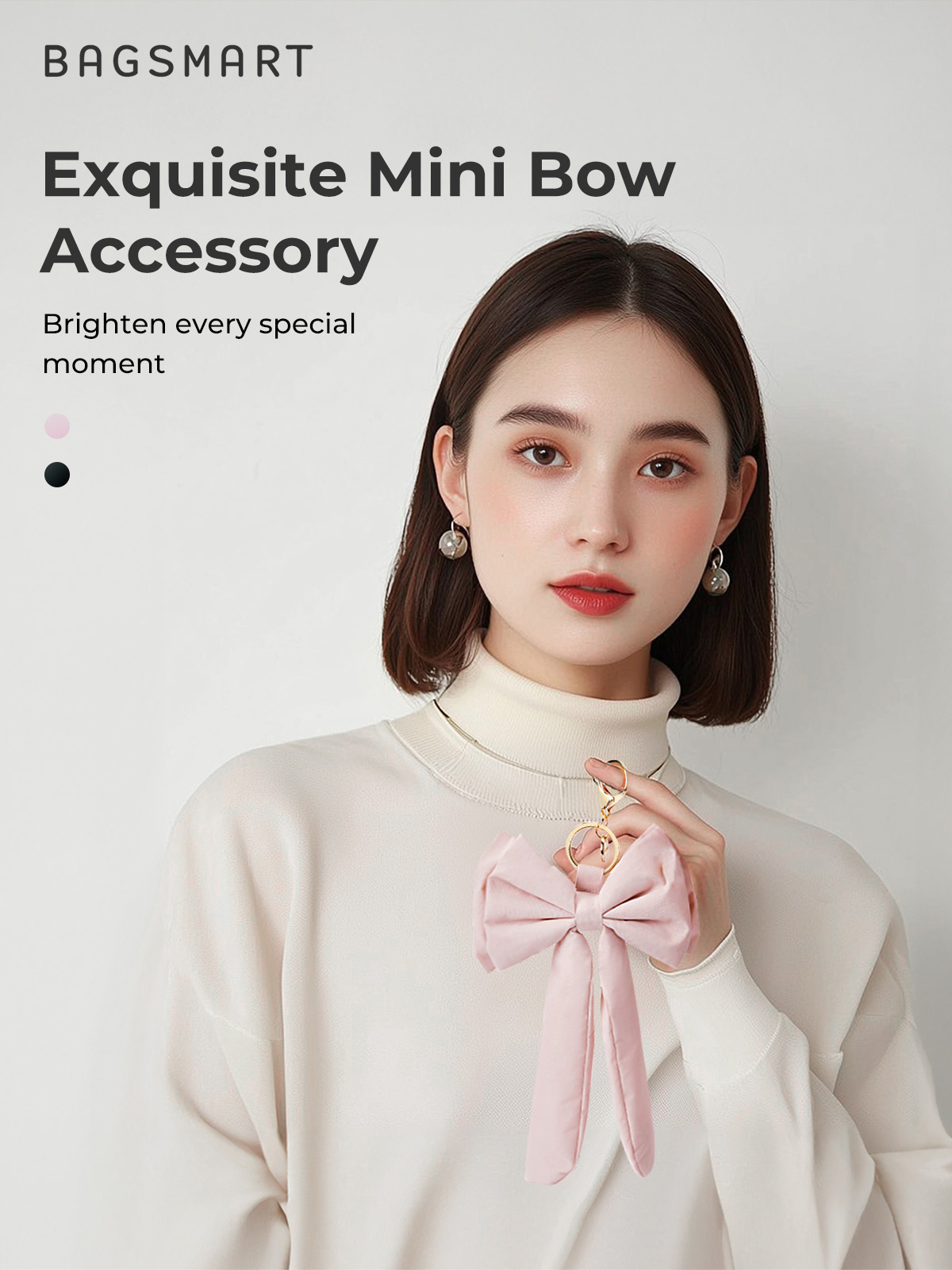 BAGSMART TÚI Mini Nơ Phụ Kiện Taslon Túi Dễ Thương Mặt Dây Chuyền Móc ...