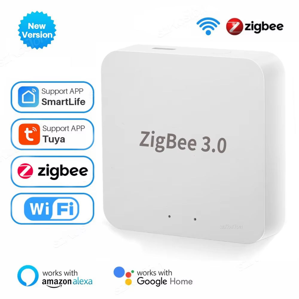 Cảm biến hiện diện của con người 2-IN-1 Tuya WiFi / Zigbee 24G / 5.8G MmWave Máy dò Radar Độ ...