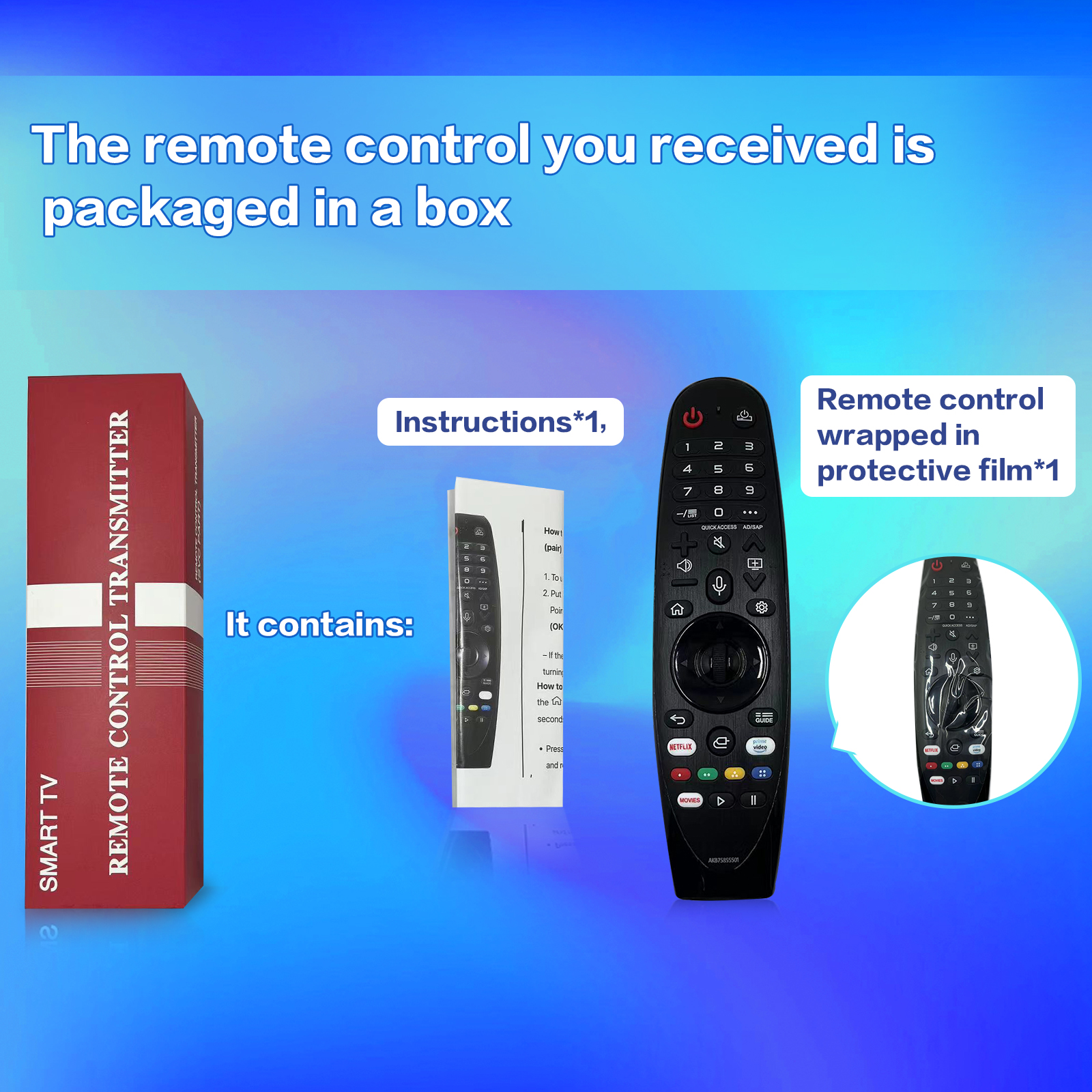 AN-MR20GA LG-TV có chức năng thoại và con trỏ Điều khiển từ xa LG đa ...