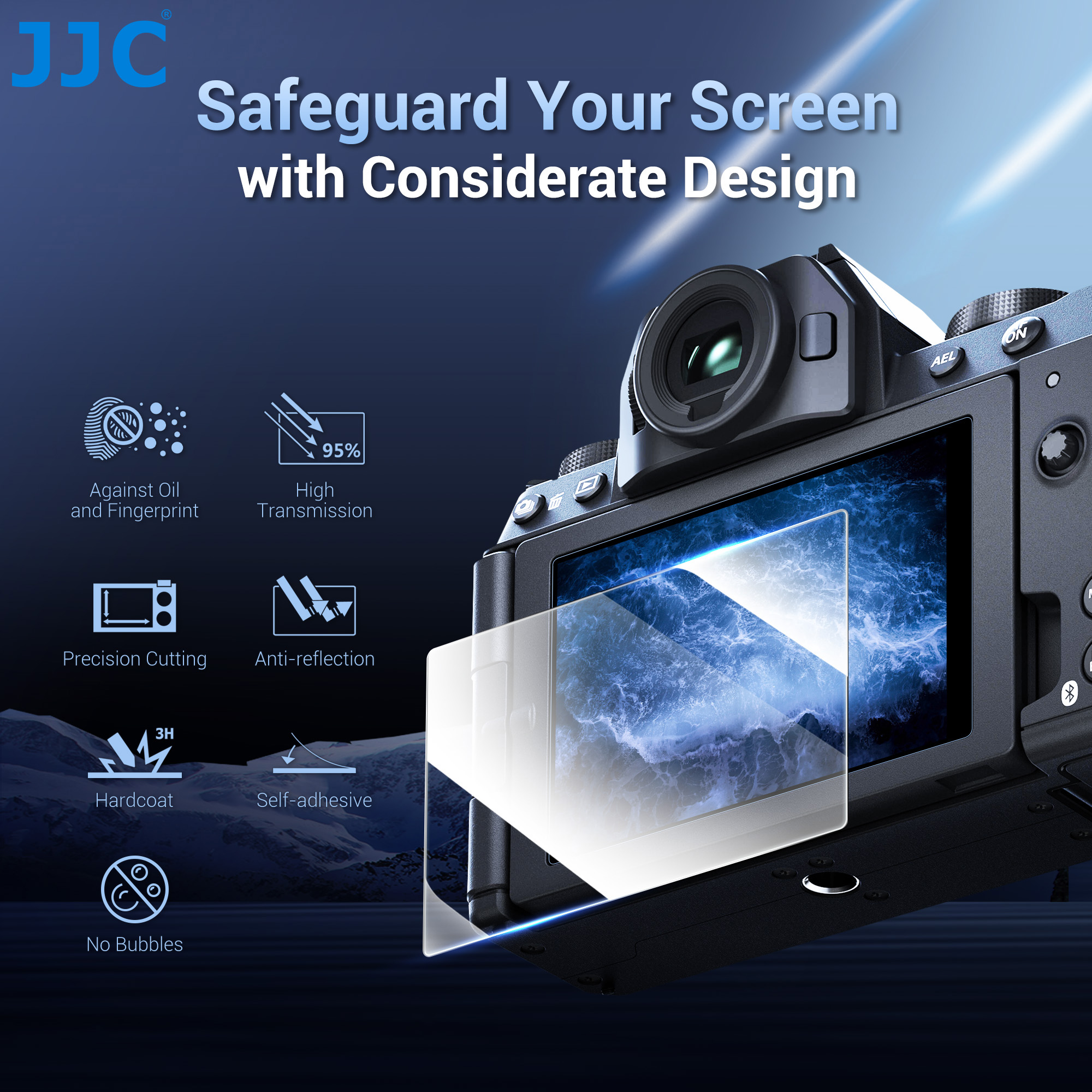 JJC Miếng dán màn hình PET mềm Cho Máy Ảnh Nikon ZF ZFC Z5II Z30 Z8 Z9 LCD Phim Chống Phản Quang ...