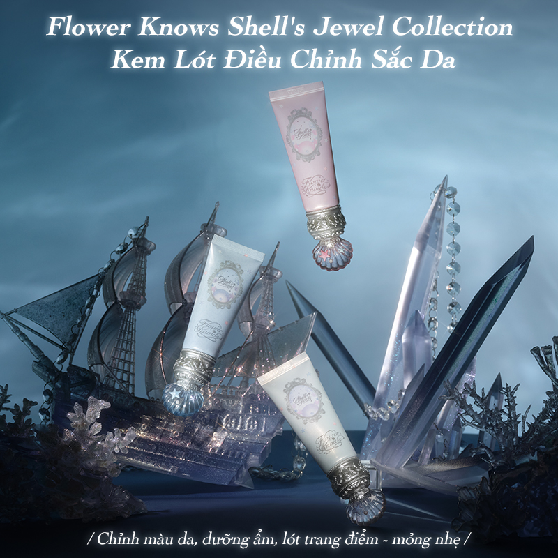 Flower Knows Shell 's Jewel Collection Color Correcting Primer | Shopee ...