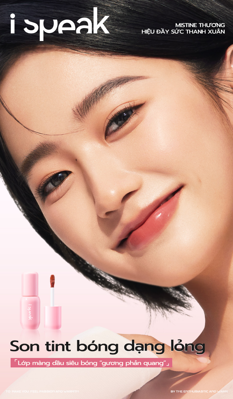 THƯƠNG HIỆU ĐẦY SỨC THANH XUÂN CỦA MISTINE Son nhuộm môi Kem phản quang ...