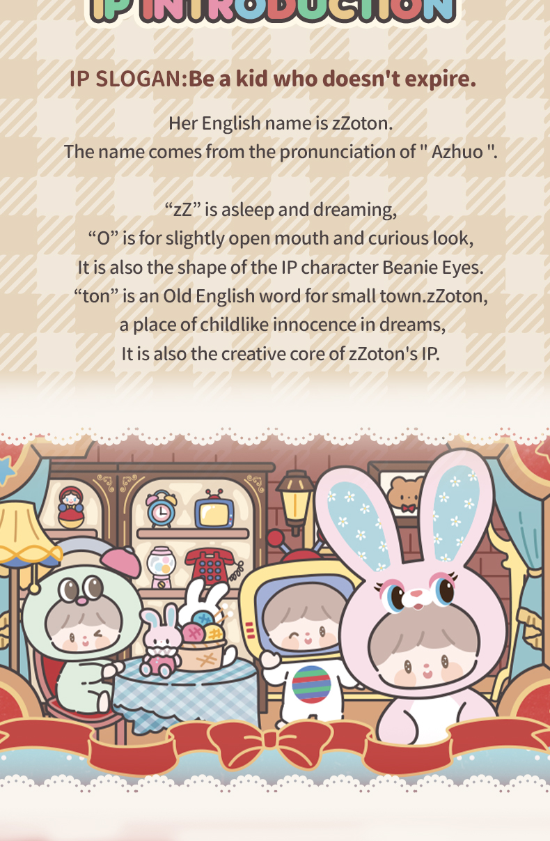 FINDING UNICORN zZoton Happy Childhood Series PVC Plush Blind Box ...