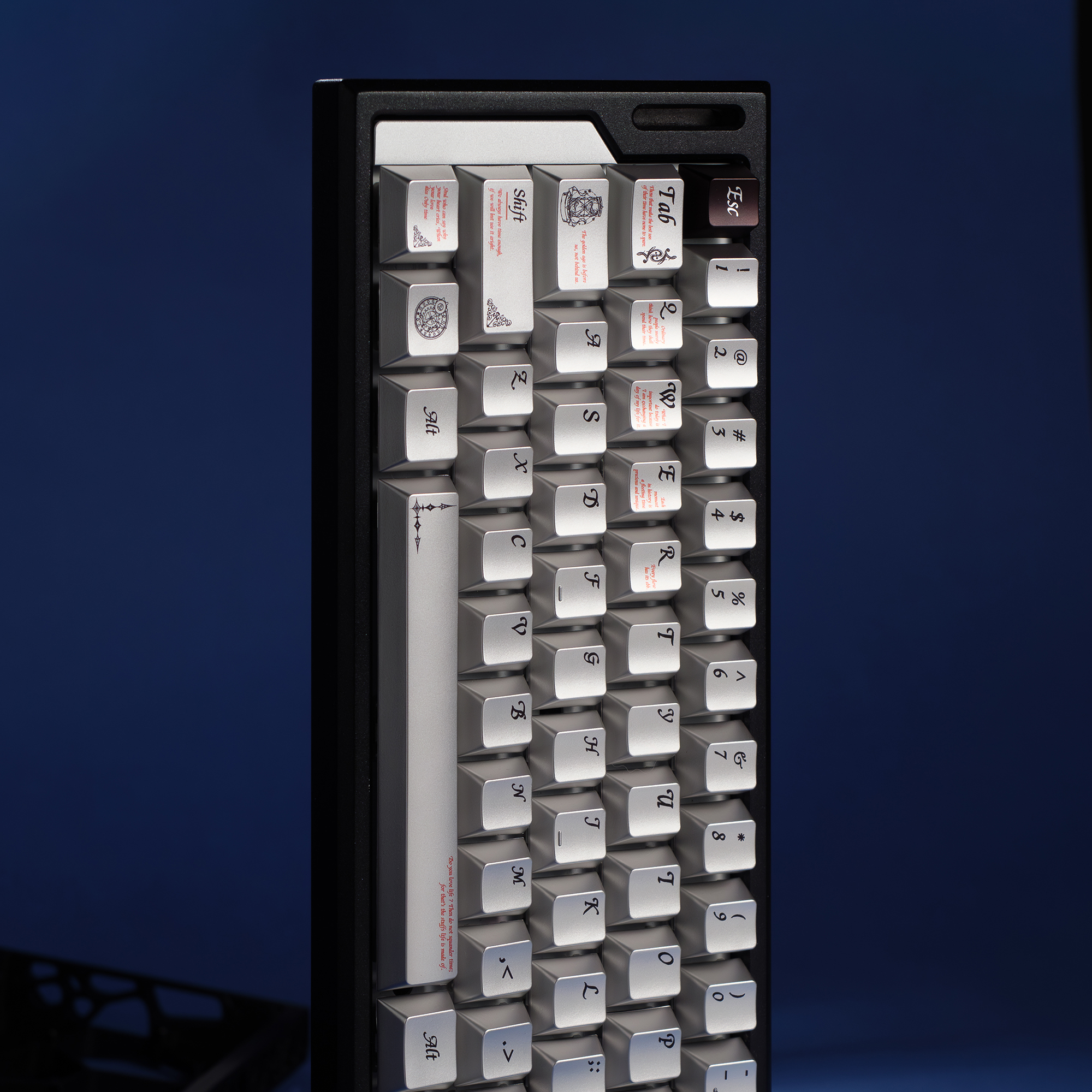 Bộ Keycaps phủ kim loại Womier Timeless 112 phím Cherry Profile dành ...