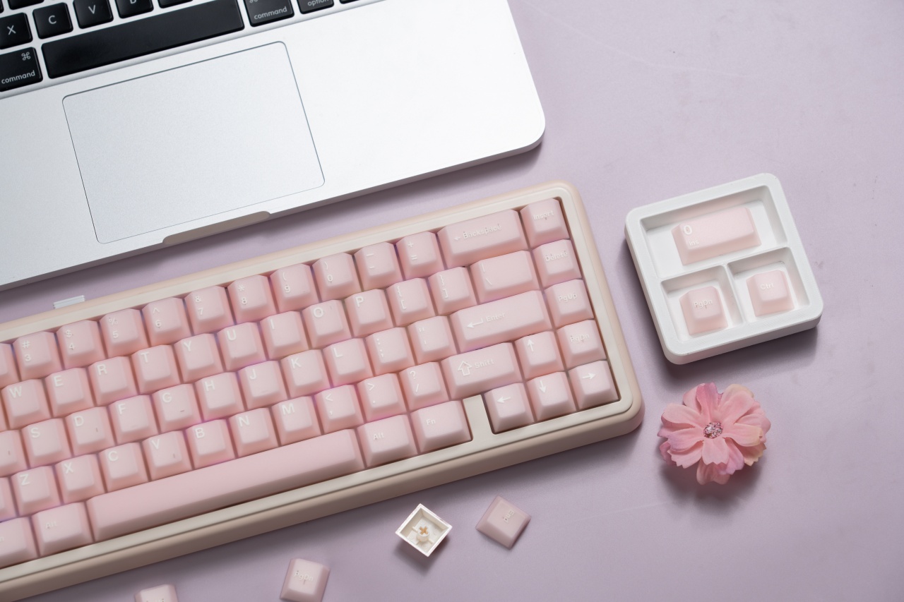 Womier Màu Hồng Mờ Ngọc Keycaps Cherry Profile Double Shot PBT Keycap ...