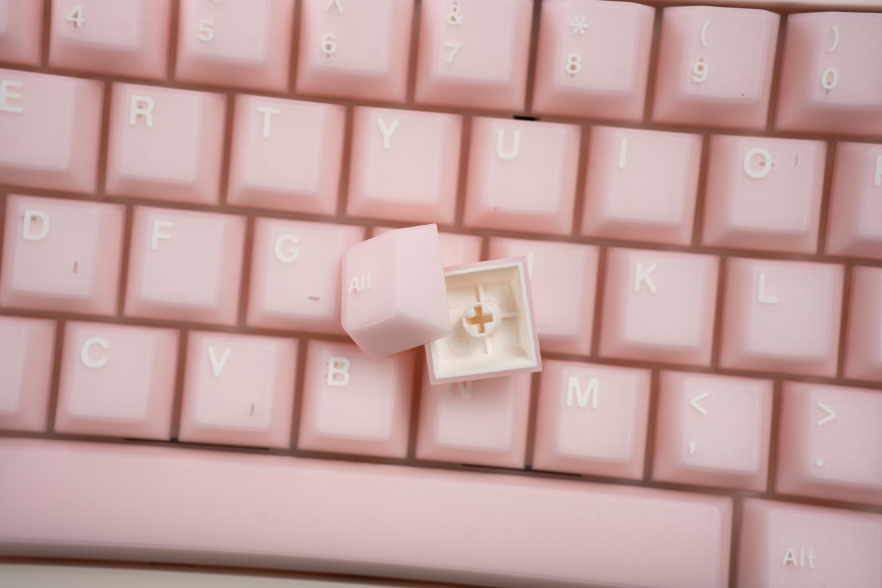 Womier Màu Hồng Mờ Ngọc Keycaps Cherry Profile Double Shot PBT Keycap ...