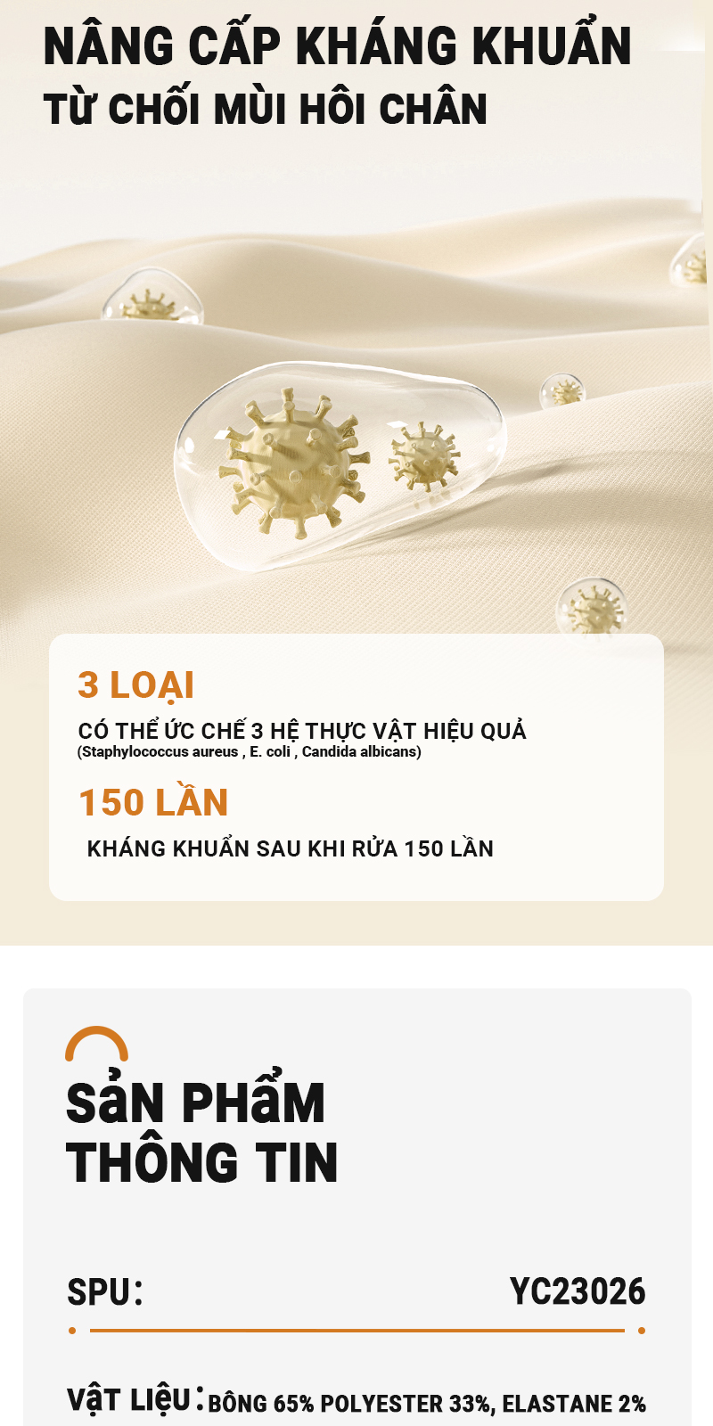 Vớ thể thao FHYL cổ cao/ vừa/ thấp cotton khử mùi nhiều màu sắc tùy ...