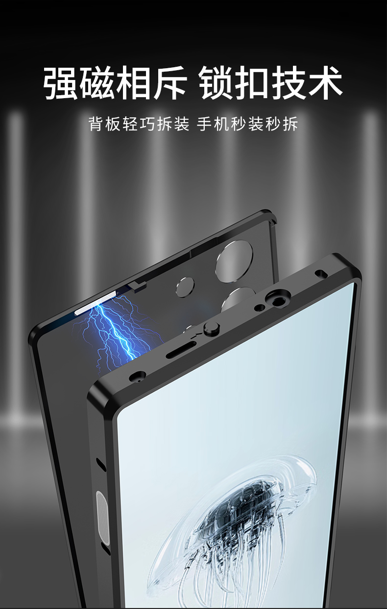 Khung kim loại hợp kim nhôm cho ZTE Nubia RedMagic Red Magic 10S Pro 10 ...