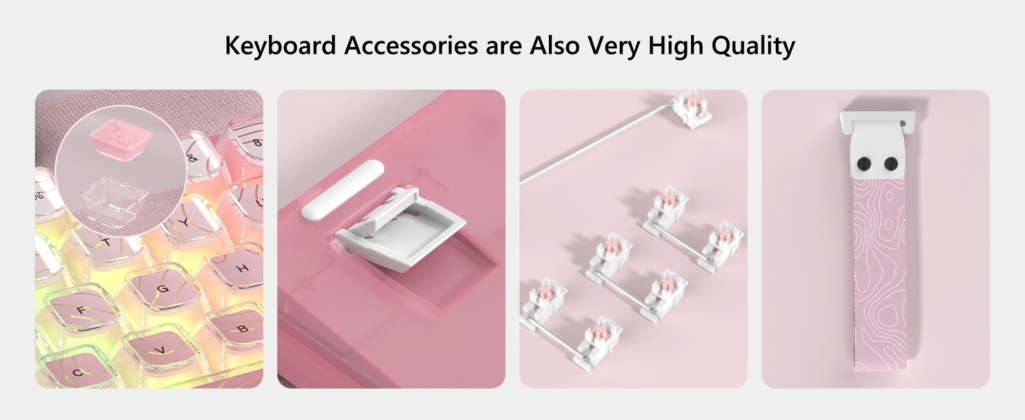 Bàn phím cơ tùy chỉnh Womier V-K66 PRO 60% QMK / VIA Creamy Gasket ...