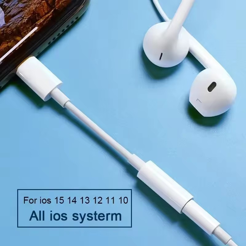 Cáp chuyển đổi giắc cắm tai nghe 3,5 mm Aux cho điện thoại IOS 11 12 13 ...