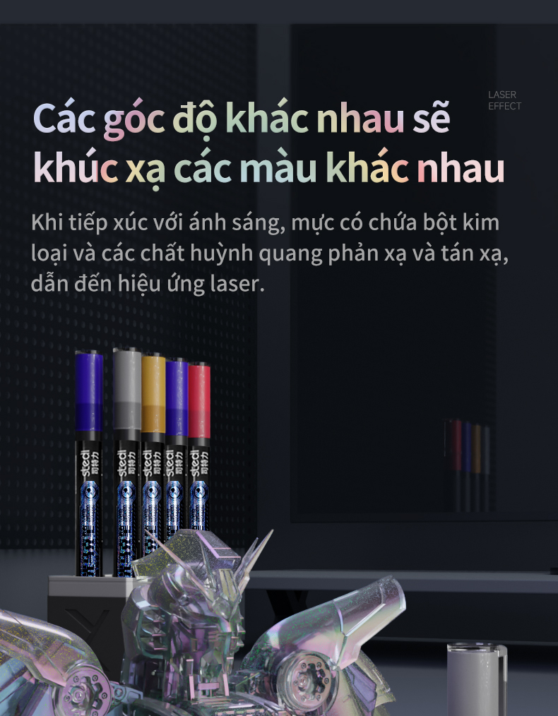 Stedi Laser Pearlescent Marker Model Coloring Tool Hình Các bộ phận ...