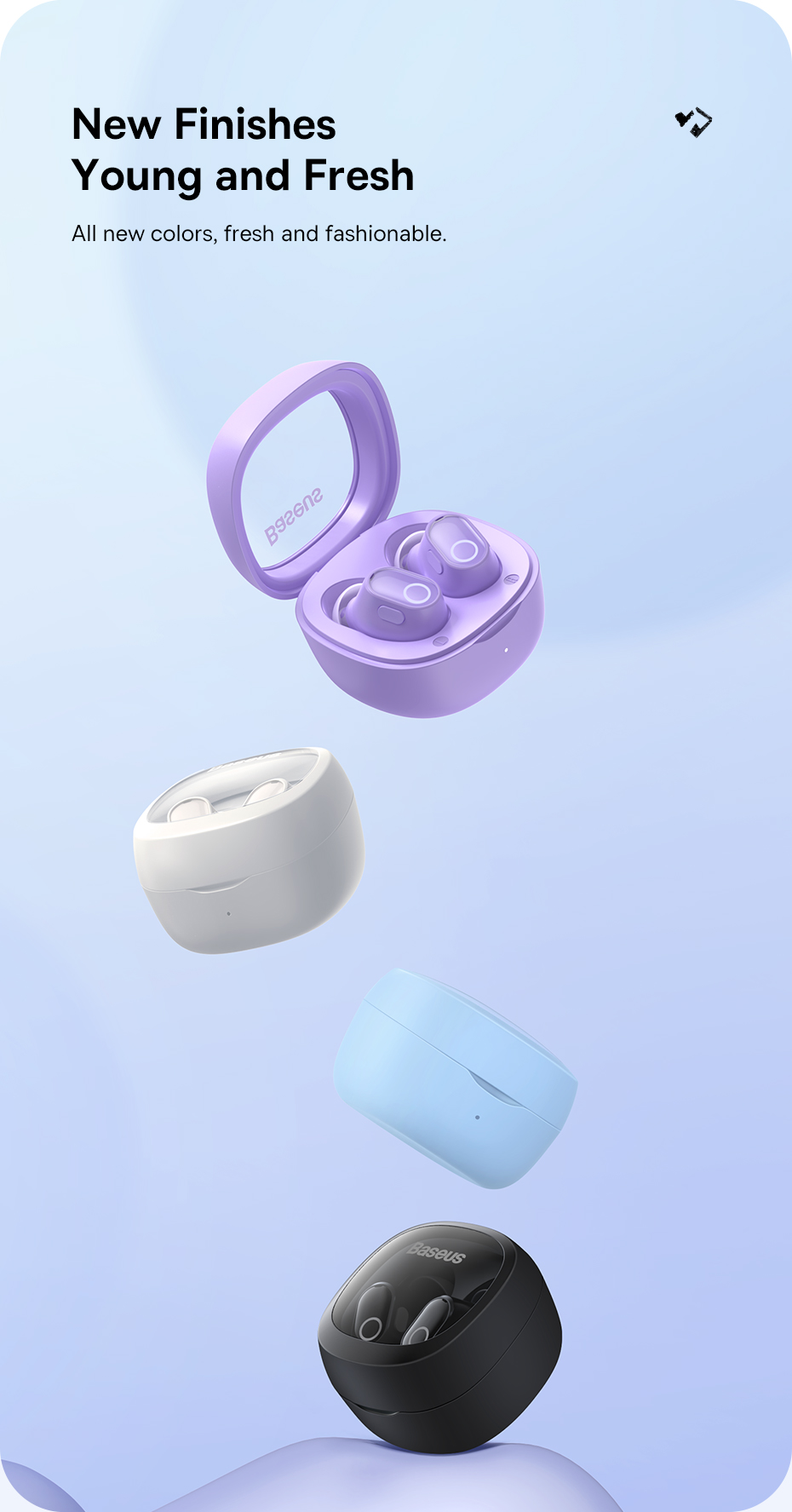 Baseus Tai Nghe bluetooth 5.3 wm02 tws Kèm Phụ Kiện | Shopee Việt Nam