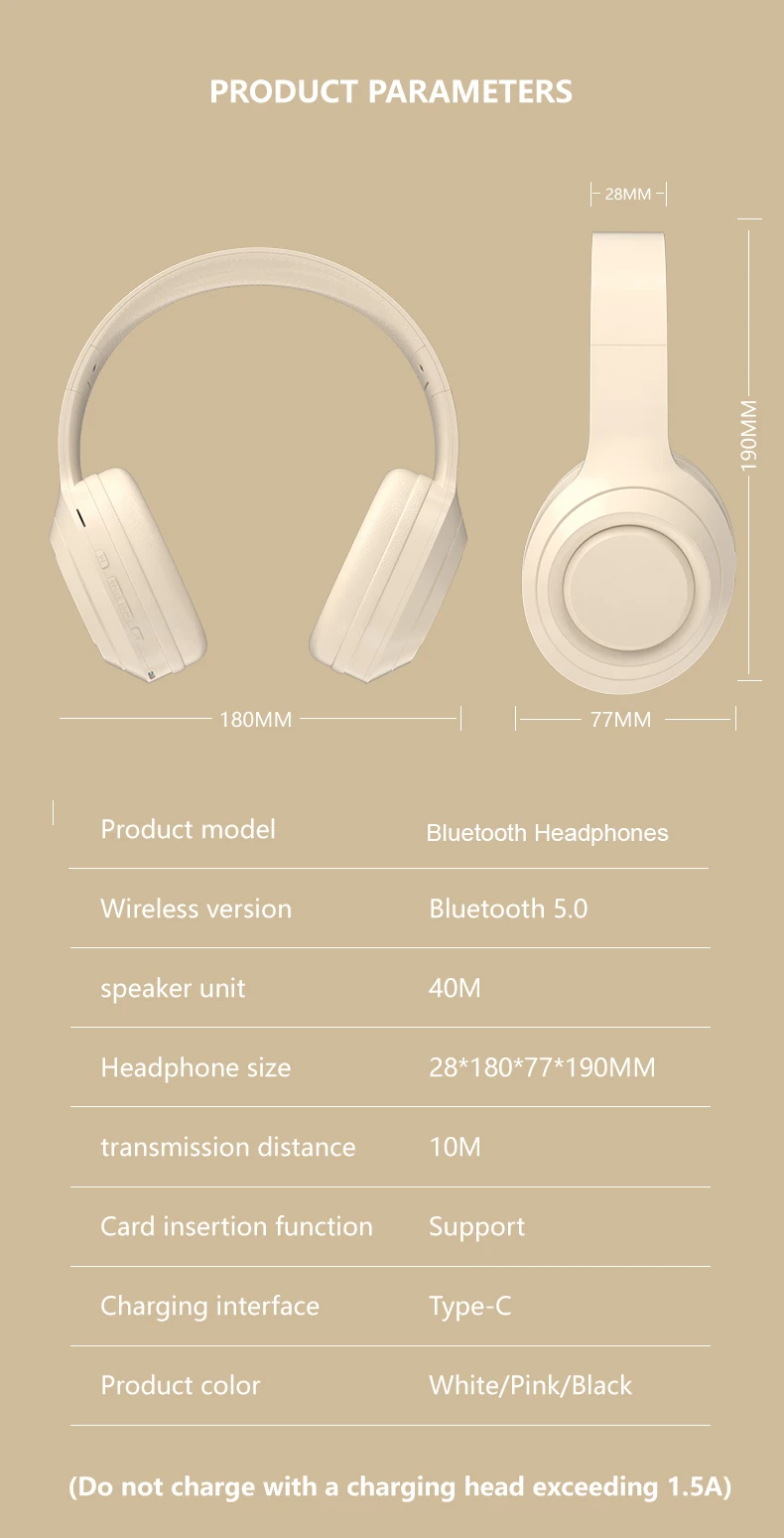 SPRISE DR58 Elite Tai nghe Bluetooth không dây, Tai nghe chụp tai chống ...