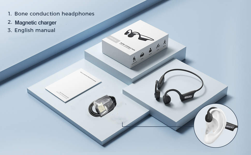 Tai Nghe Truyền Xương Thể Thao BRIDIO X13 Tai Nghe Ko Dây Bluetooth ...