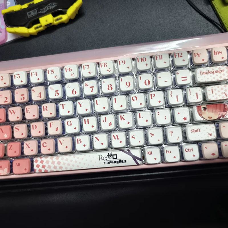 Rem Keycap OEM Profile PBT 120 Chìa Khóa Truyền Ánh Sáng Bốn Mặt Nhuộm ...