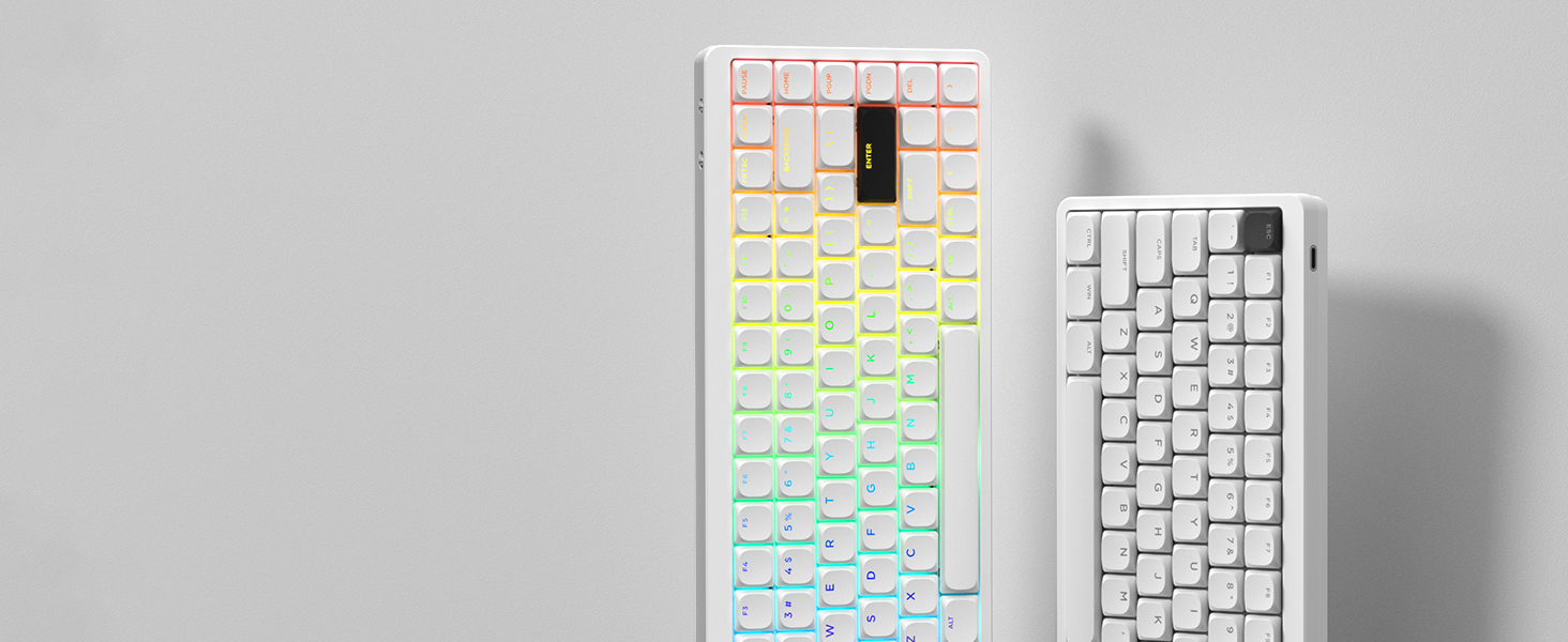 Womier Low Profile Shine Through 143 Phím BOW PBT Double Shot Keycaps ...