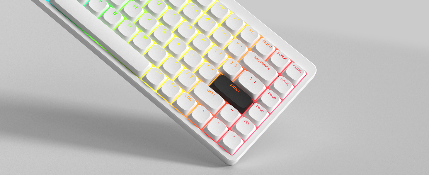 Womier Low Profile Shine Through 143 Phím BOW PBT Double Shot Keycaps ...