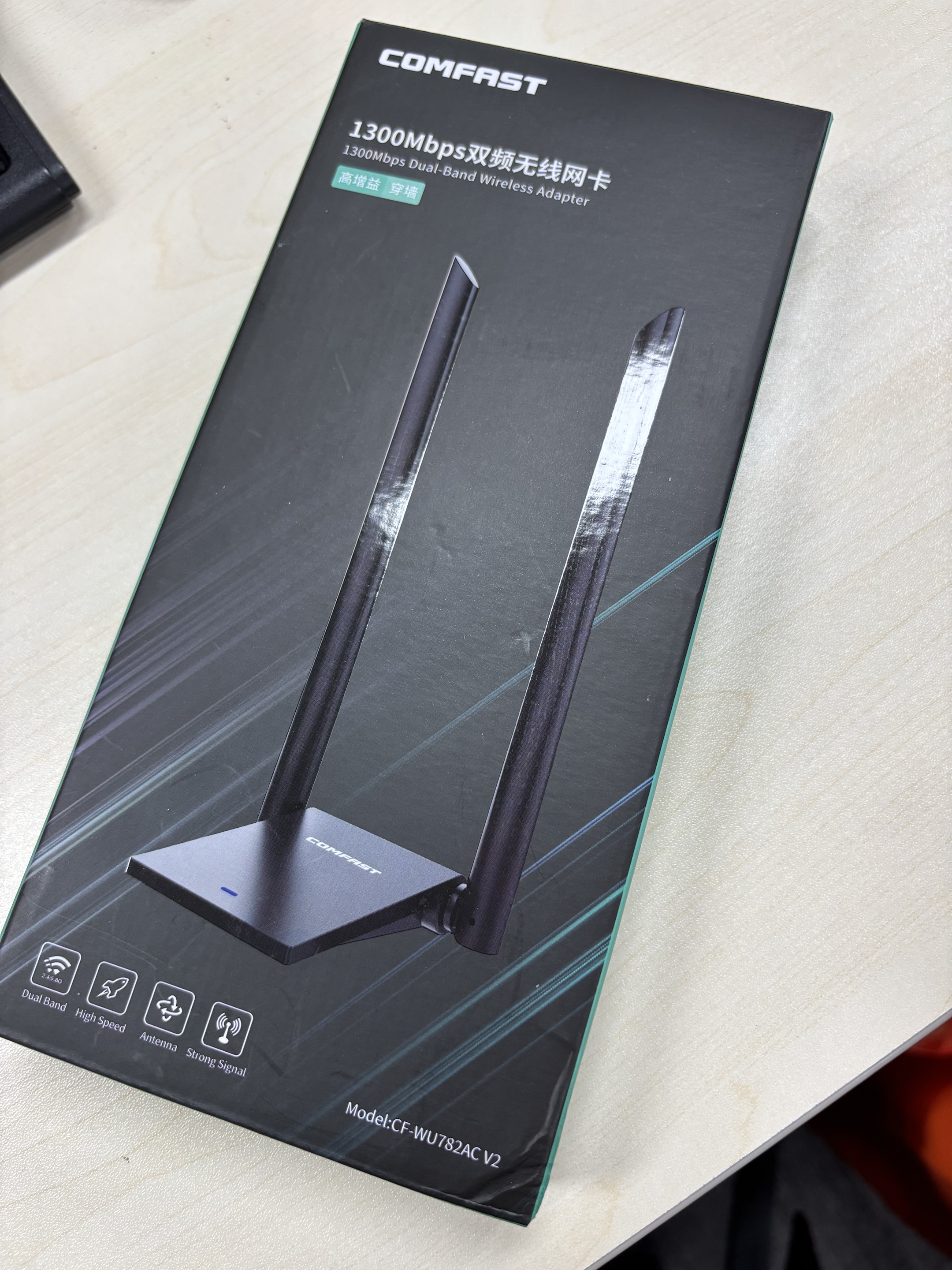 Comfast USB WiFi Adapter 5Ghz 1300Mbps 802.11AC MT7612U USB3.0 Bộ ...