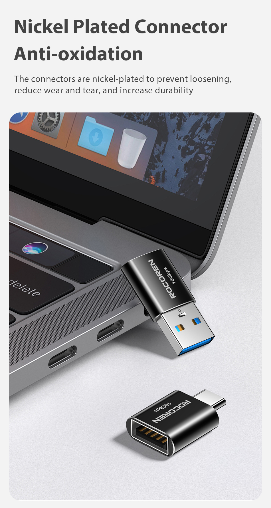 Rocoren USB 3.2 Gen 2 Bộ Chuyển ĐổiOTG Type-C Sang USB-A USBC Type C Nữ ...