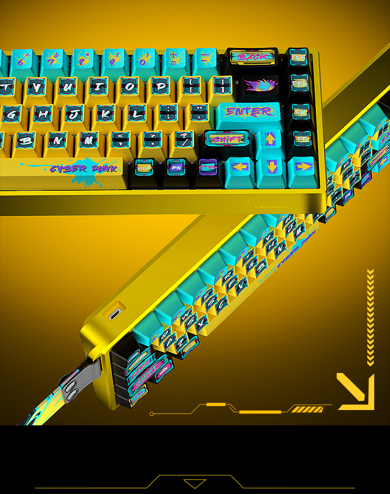 Bàn phím từ tính bằng nhôm AULA WIN68HE Ultra 68Keys RGB Có dây 8K RT ...