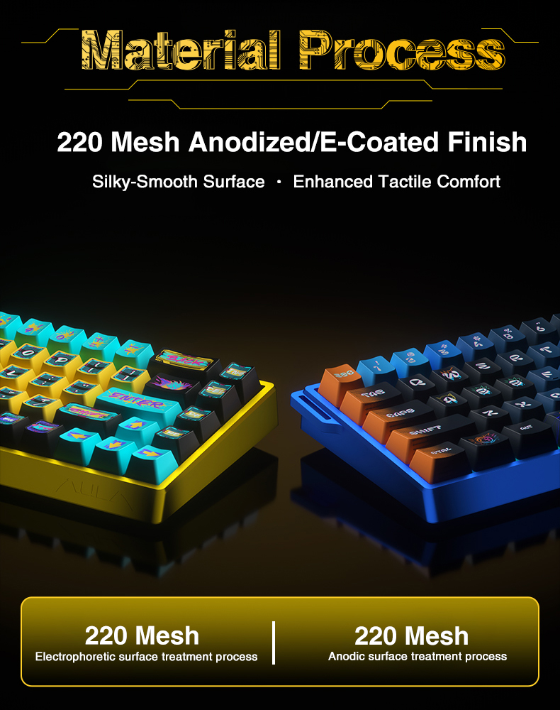 Bàn phím từ tính bằng nhôm AULA WIN68HE Ultra 68Keys RGB Có dây 8K RT ...