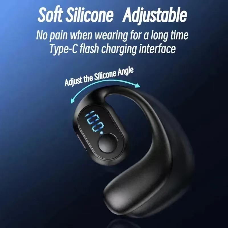 Tai nghe Bluetooth 5.4 KY2 PRO LED một bên tai, tai nghe không dây cảm ứng cho công việc ...