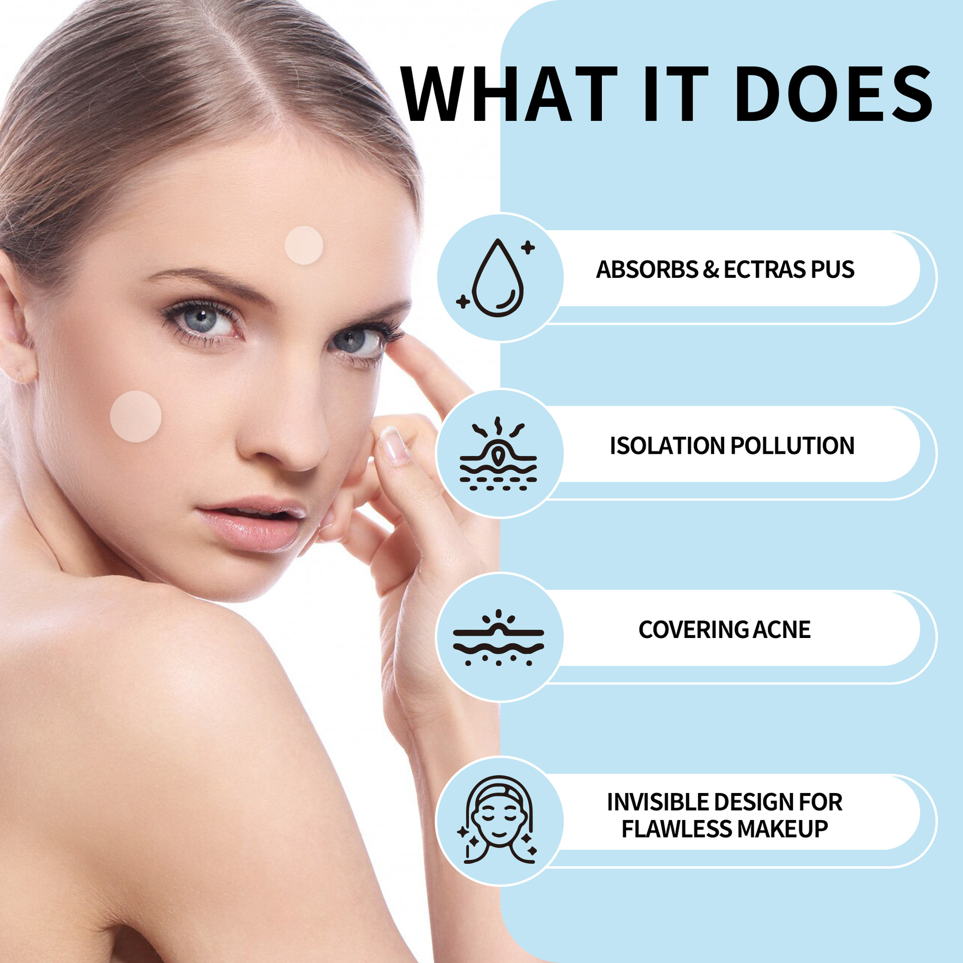 Hydrocolloid Acne Patches Star, Zit Patches để che Zits và vết thâm ...