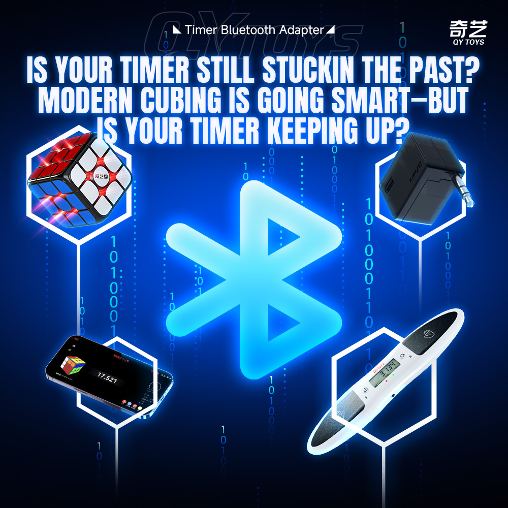 QIYI Timer Bluetooth Adapter Works with Most Popular Speedcubing Timers ...