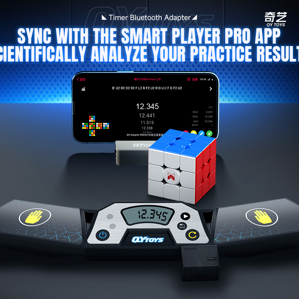 QIYI Timer Bluetooth Adapter Works with Most Popular Speedcubing Timers ...