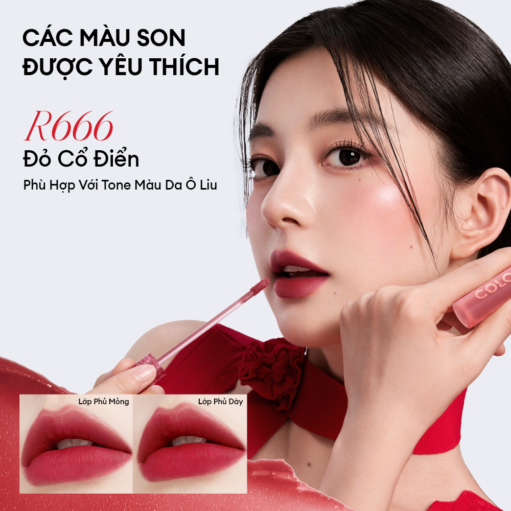 [DUY KHÁNH YÊU THÍCH] Son Kem Lì Velvet COLORKEY, Mịn Nhẹ, Lên Màu Chuẩn, Không Lem 3g | Shopee ...