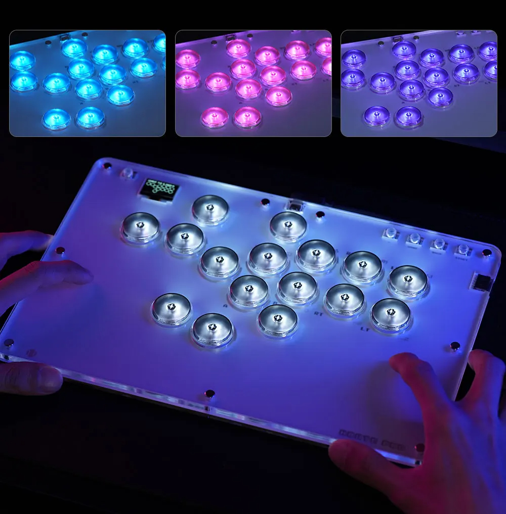 Haute42-COSMOX 20,6mm Keycaps Hitbox Bộ điều khiển không cần đòn bẩy ...