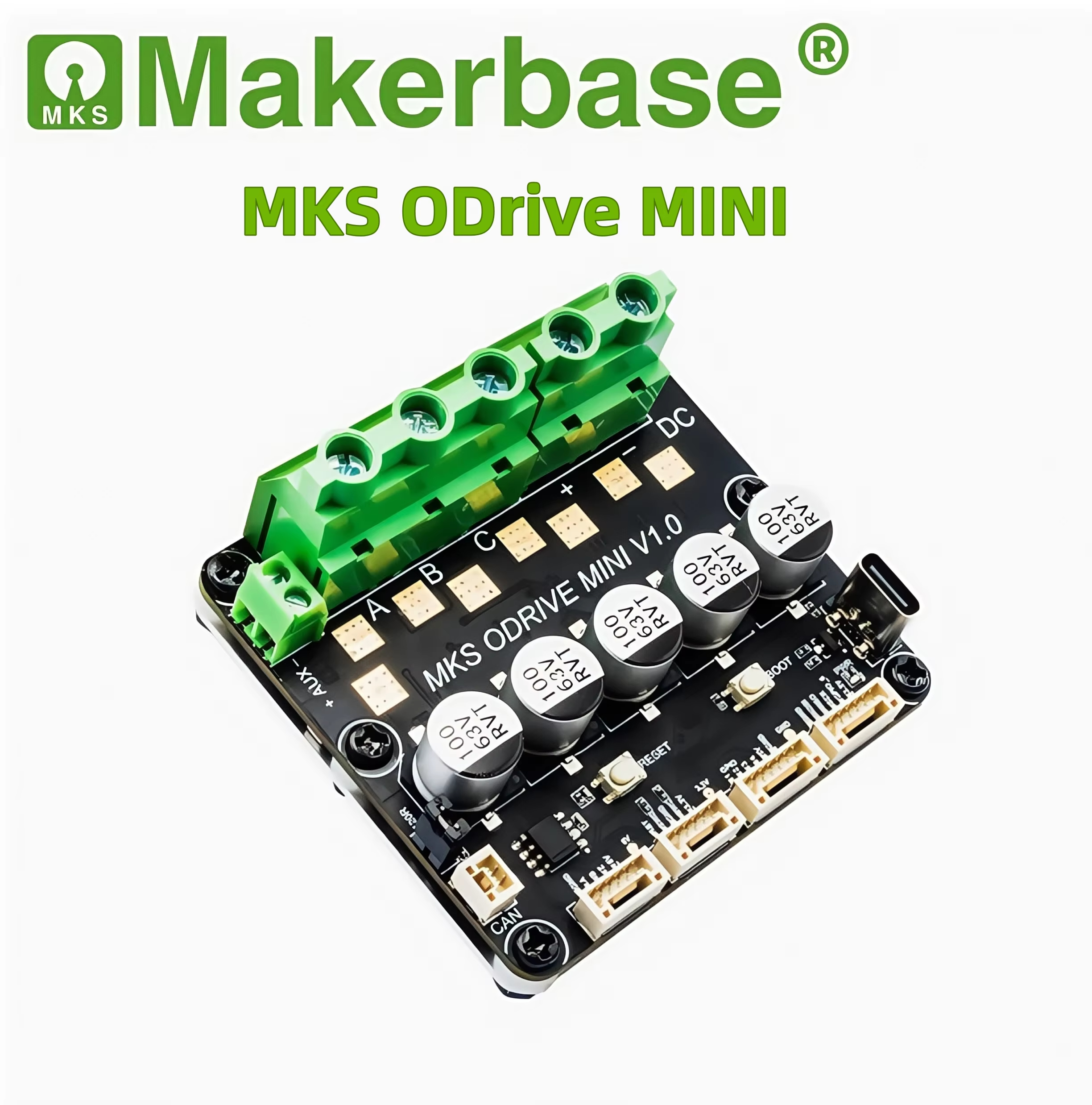 Makerbase MKS ODrive Mini Kênh đơn hiện tại cao dựa trên ODrive3.6 Bộ ...