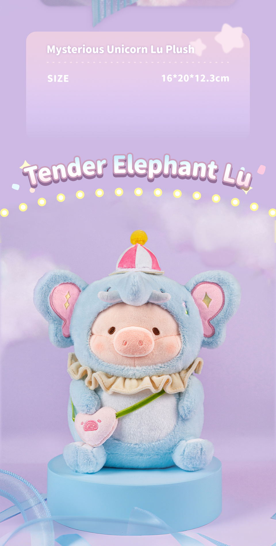 52TOYS LuLu the Piggy LuLuLand - Flower Fiary/Naughty Monkey Lu Plush ...