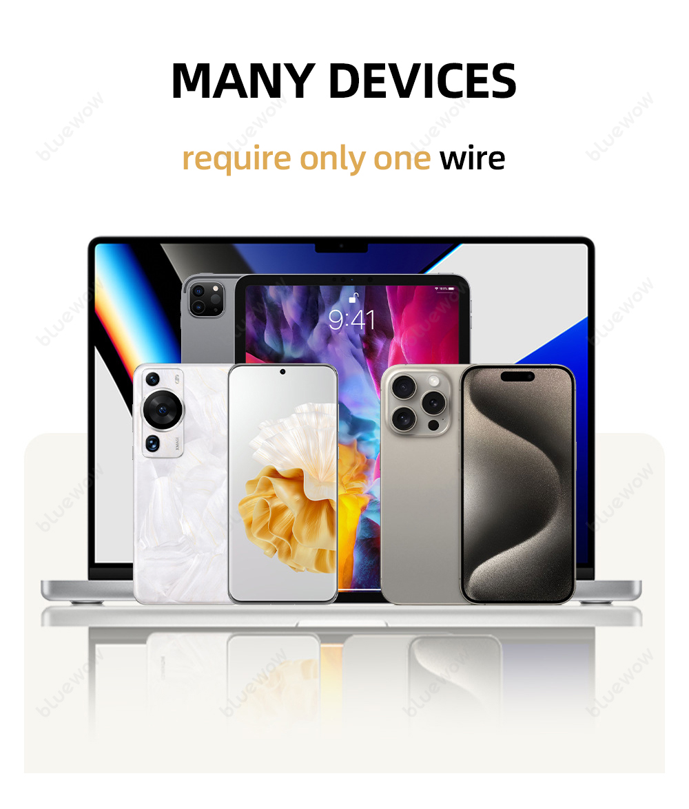 Cáp sạc nhanh BlueWow 4 trong 1 [1.5M] Cáp Usb Type C cho dây cáp sạc ...