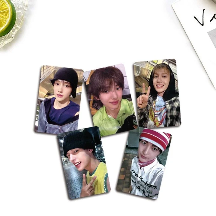 Kpop CORTIS MARTIN JAMES JUHOON Bên Ngoài Dòng Photocards 5 Cái / bộ Hai Mặt In Phim Mờ Phong ...