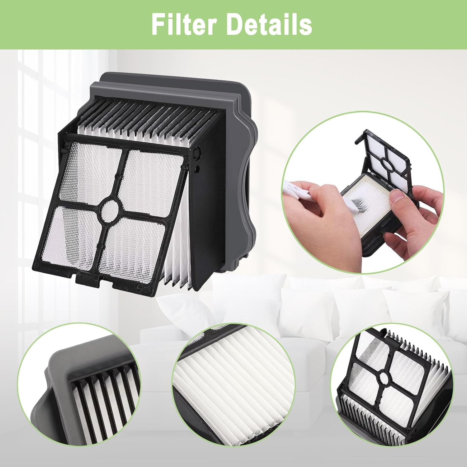 【Accessories】Roller brush and HEPA filter for Tineco Floor One S5 Smart ...