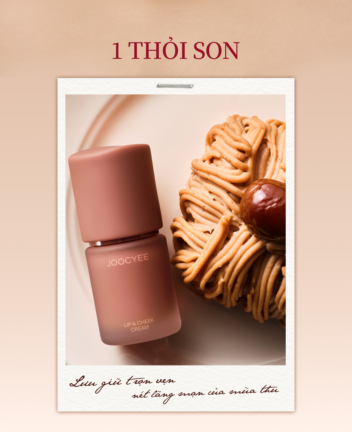 Kem má hồng & son đa năng JOOCYEE Multi Purpose Lip & Cheek Cream tự ...