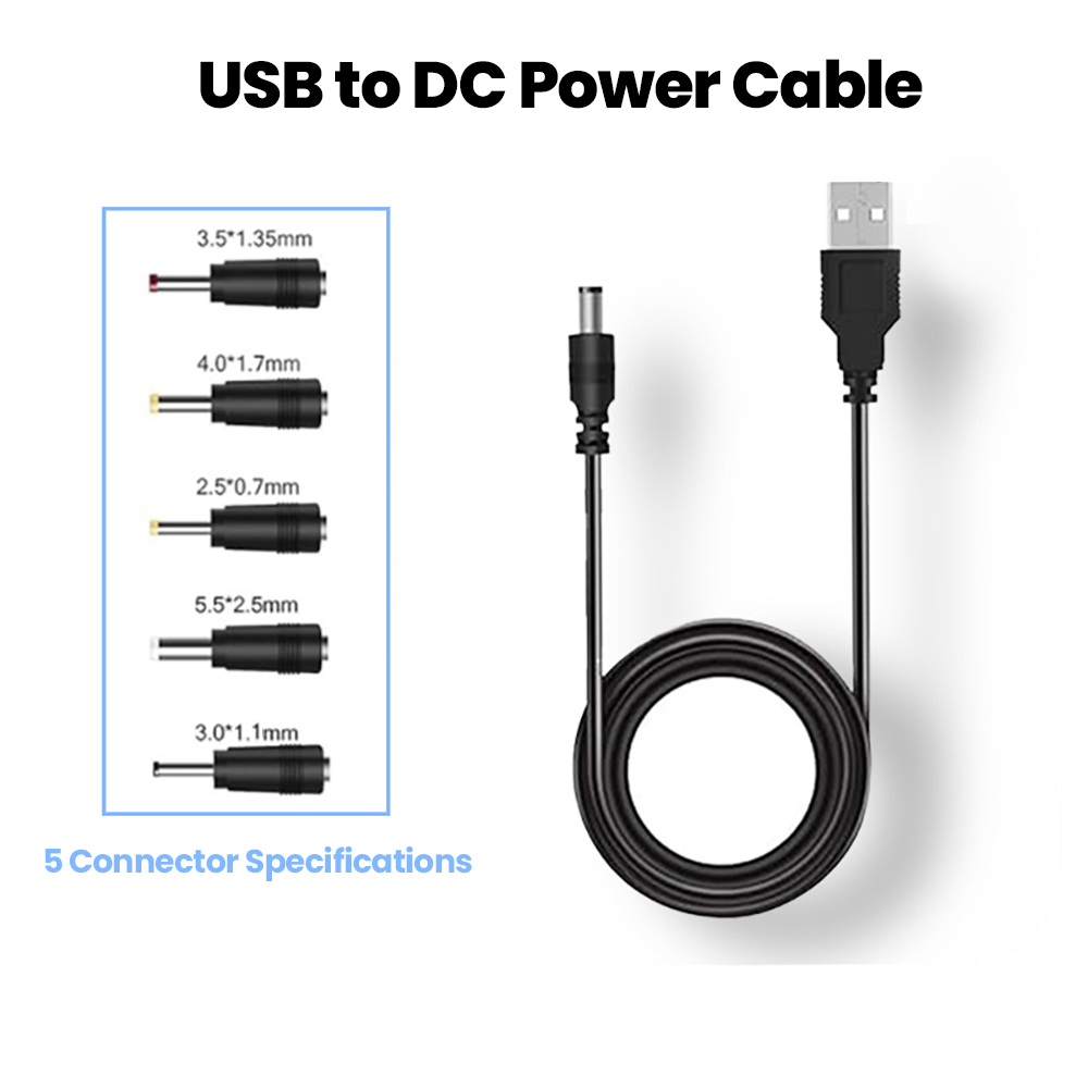Cáp chuyển đổi nguồn USB sang DC 5V phổ thông với cổng USB cho Router ...