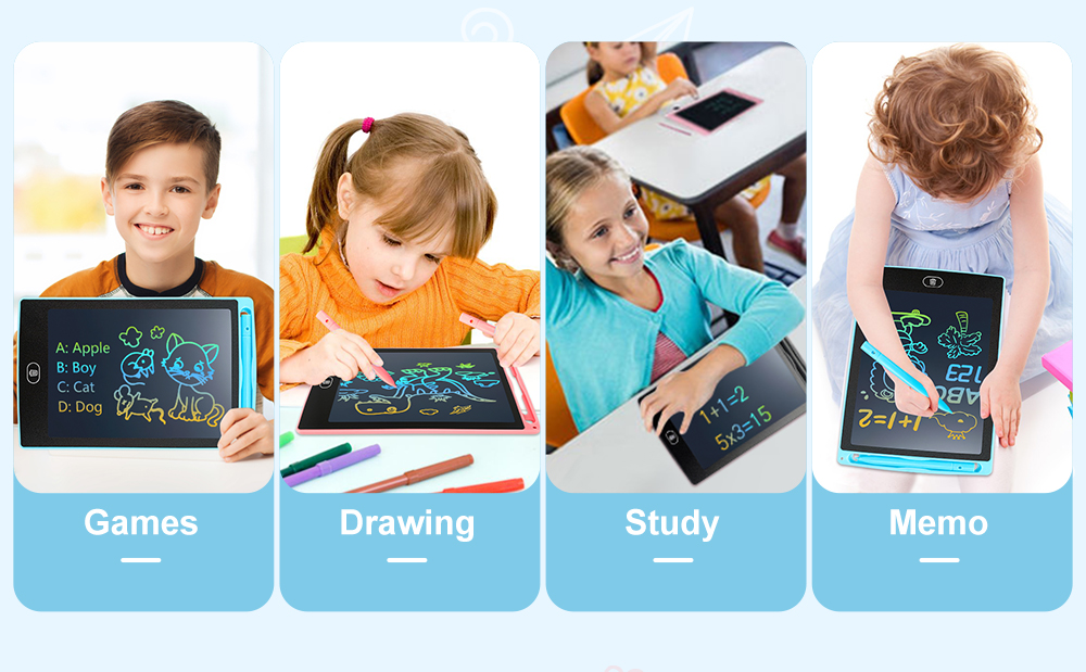 Bảng Vẽ Điện Tử LCD 8.5 Inch Cho Trẻ Em, Bảng Phác Thảo Có Thể Tái Sử ...