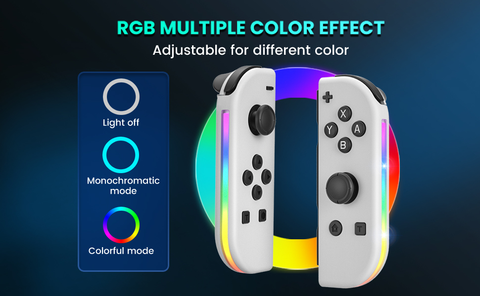 For NS Switch Joy-Con Controller Game Controller Left & Right Bluetooth ...