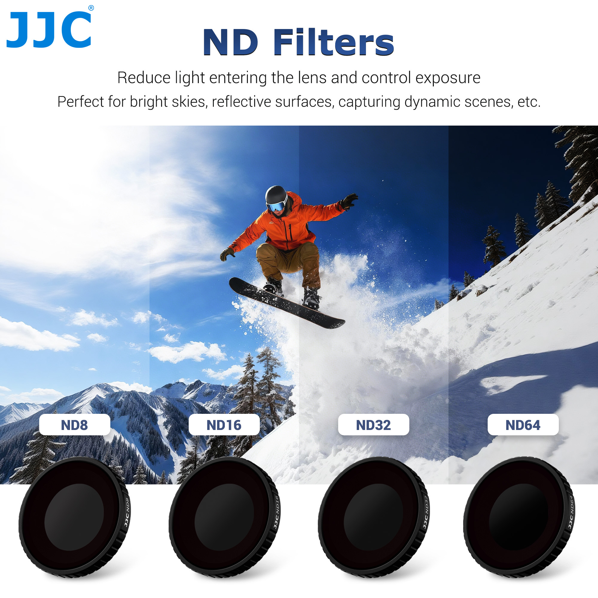 JJC Lens Filter Combo Cho DJI OSMO NANO Camera CPL 1/2 Black Mist ND8 ...