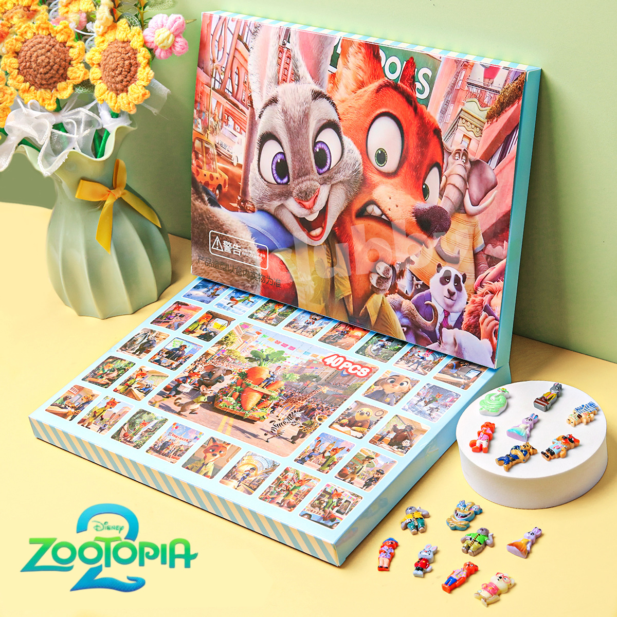 40 Zootopia 2 Hộp Mù mini Búp Bê Gray Judy Nick mô hình Dễ Thương lucky ...