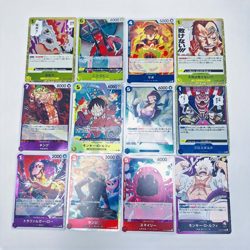 Card One piece OP10 OP09 OP08 OP07 Thẻ bandai Booster pack opcg Phiên ...