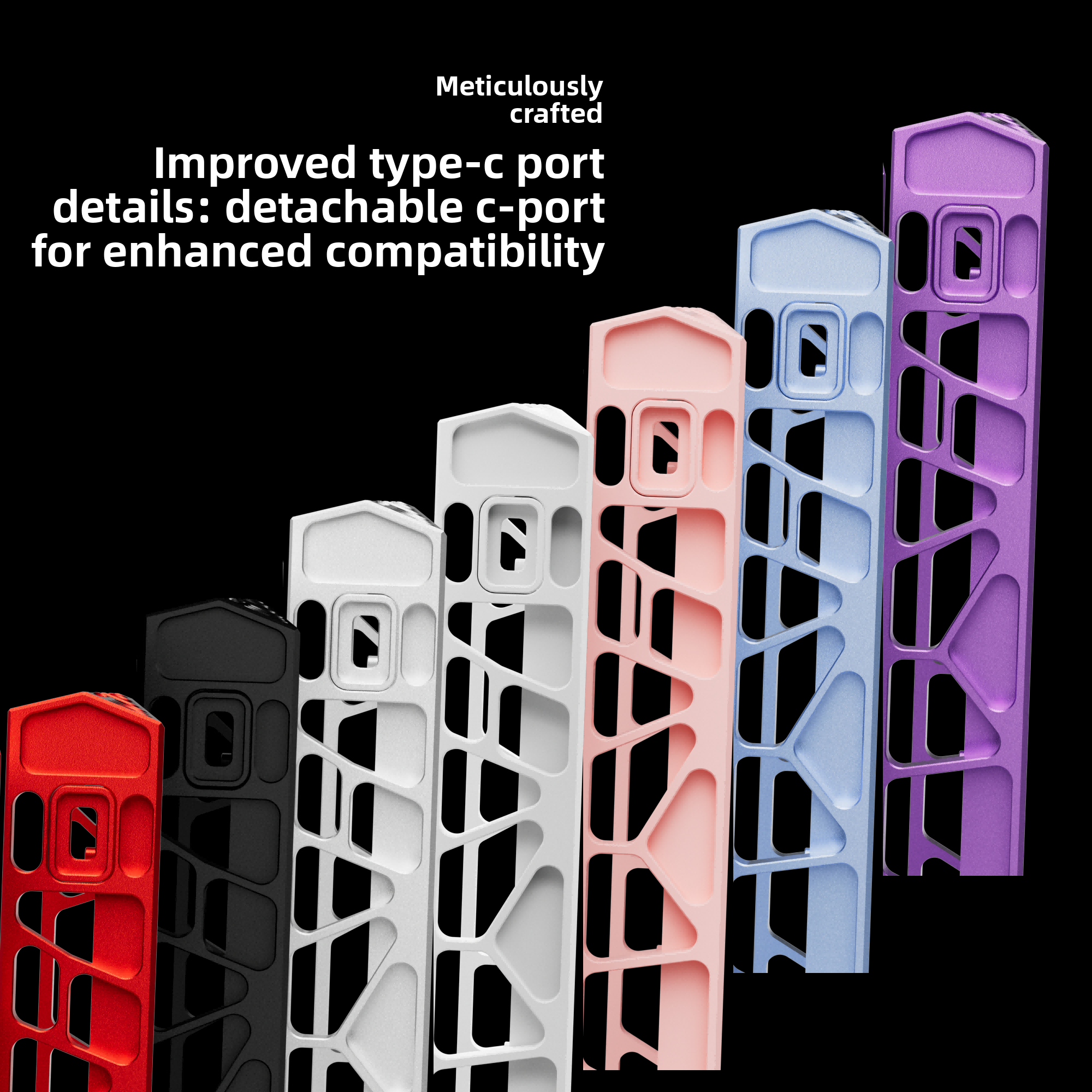 AR60 Vỏ bàn phím vỏ rỗng bằng hợp kim nhôm Anodized có ruy băng Trọng ...